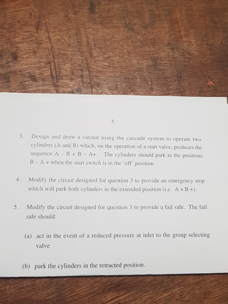 Solved 3. D esign and draw a circuit using the cascade | Chegg.com