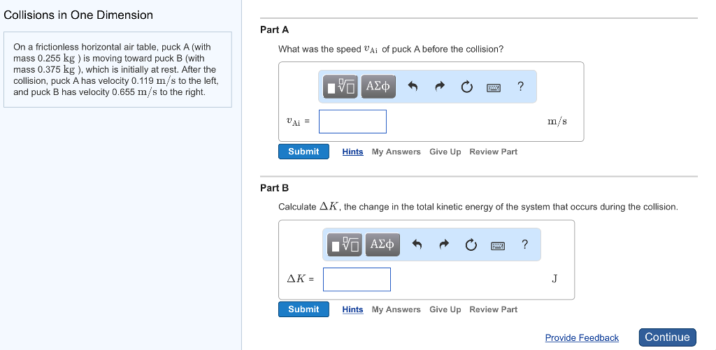 Solved Collisions in One Dimension On a frictionless | Chegg.com