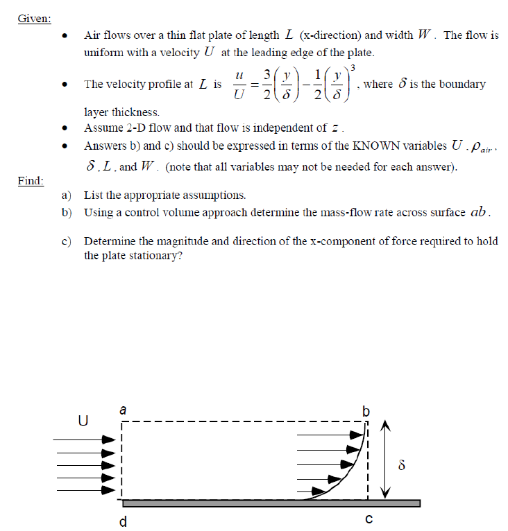 Solved Using a control volume approach determine the mass | Chegg.com Solved Using a control volume approach determine the mass | Chegg.com