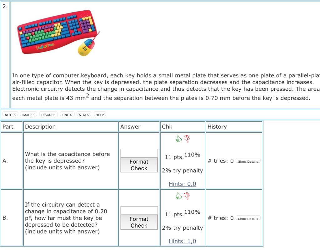 Solved In one type of computer keyboard, each key holds a | Chegg.com