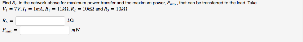 Solved Find RL in the network above for maximum power | Chegg.com