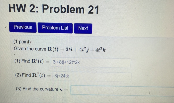 Solved Given the curve R(t) = 3ti + 4t2j + 4t^3k Find R'(t) | Chegg.com
