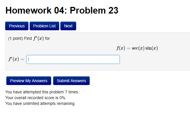 Solved Homework 04: Problem 23 Previous Problem List Next | Chegg.com