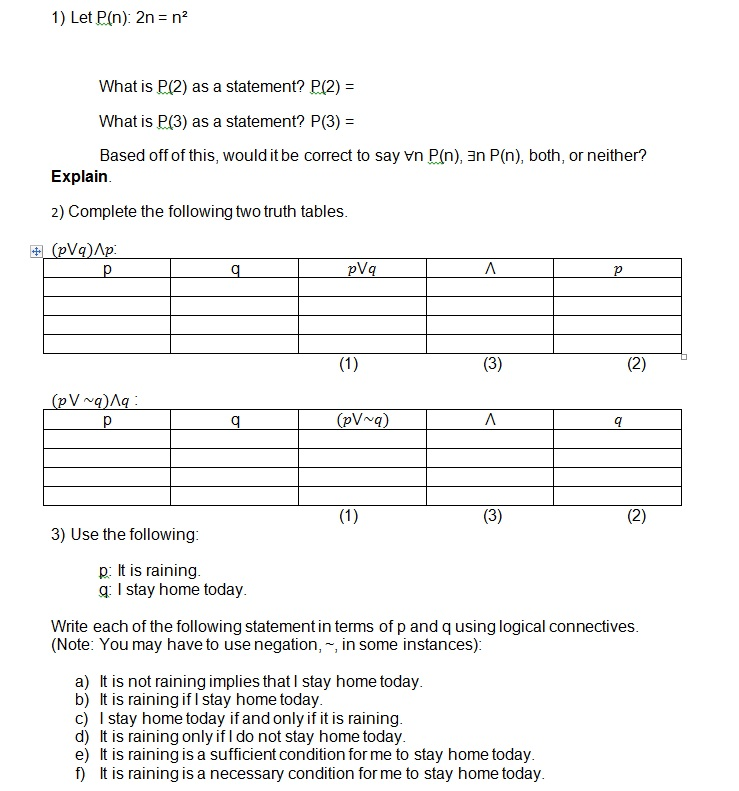 Solved 1) Let P(n): 2n What is P(2) as a statement? P(2) | Chegg.com Solved 1) Let P(n): 2n What is P(2) as a statement? P(2) | Chegg.com