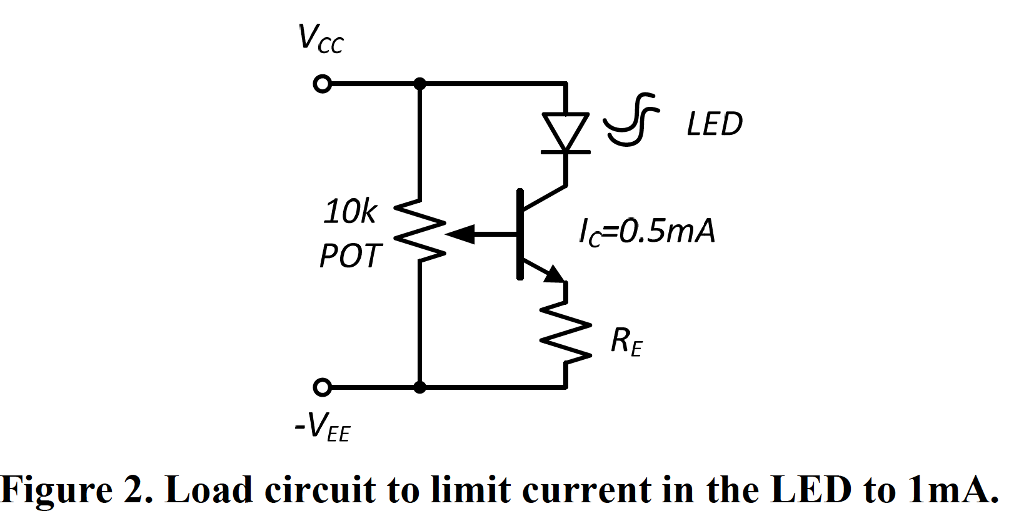 Solved The circuit below uses a BJT to limit the current | Chegg.com
