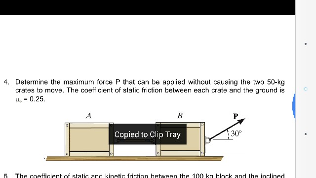 Solved Determine The Maximum Force P That Can Be Applied