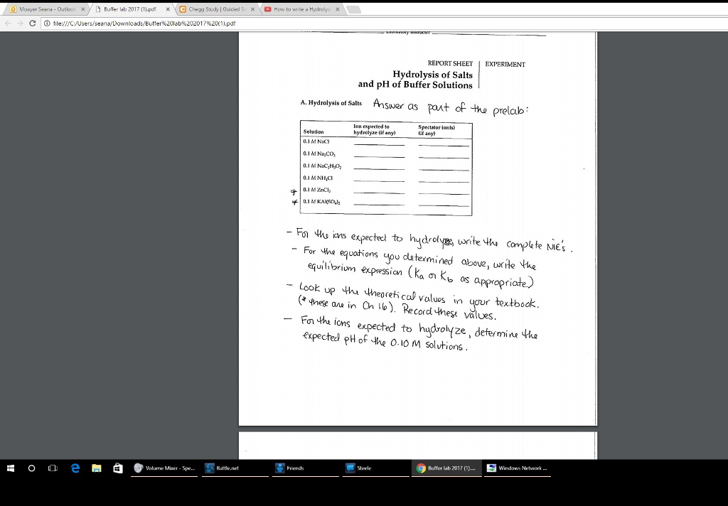 Solved i need the complete nie and for these reACTIOn and | Chegg.com