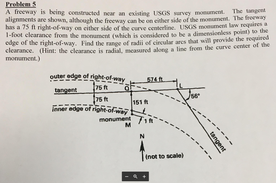 Solved Problem 1 Two tangents intersect at station 37463.82 | Chegg.com