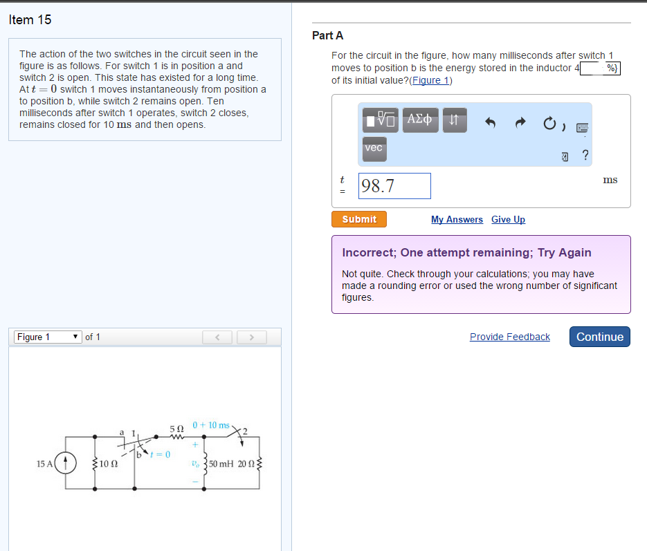 Solved The action of the two switches in the circuit seen in | Chegg.com