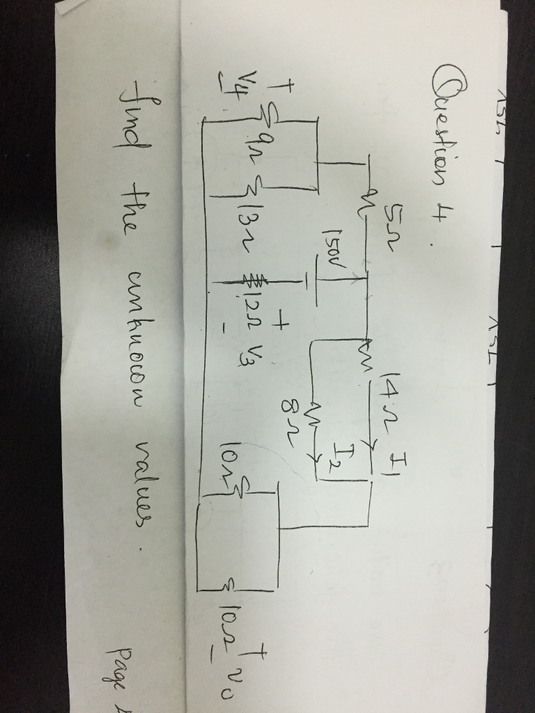 Solved Find the unknown values. | Chegg.com