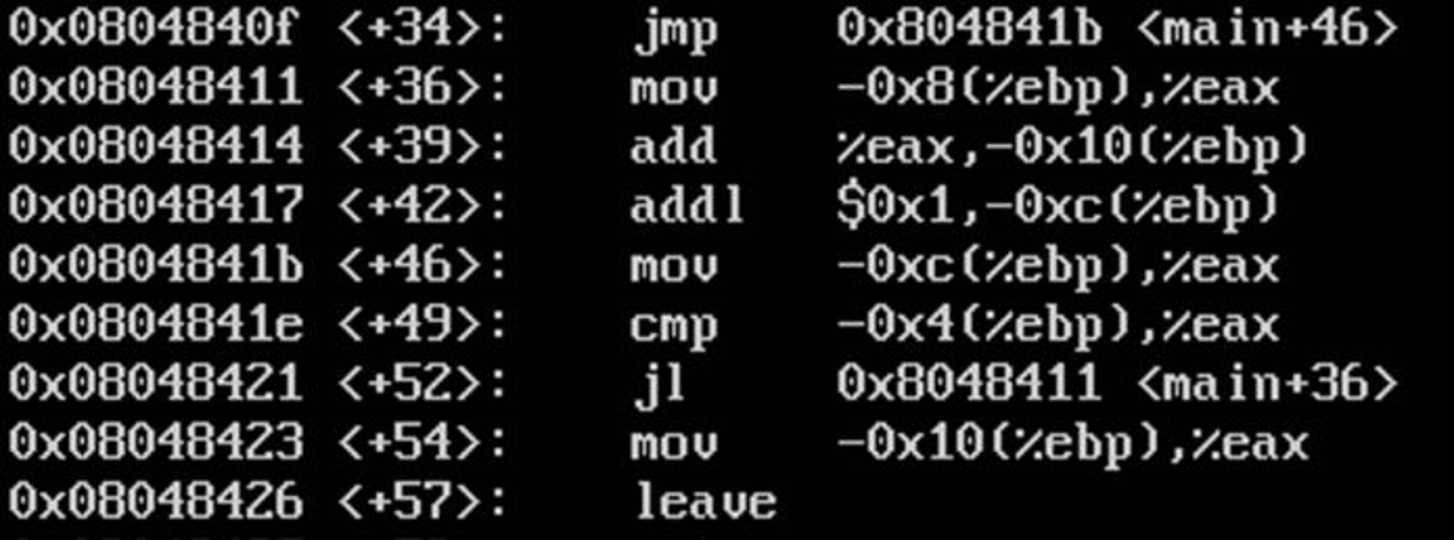 Solved If you have these codes of loops in assembly 1) | Chegg.com