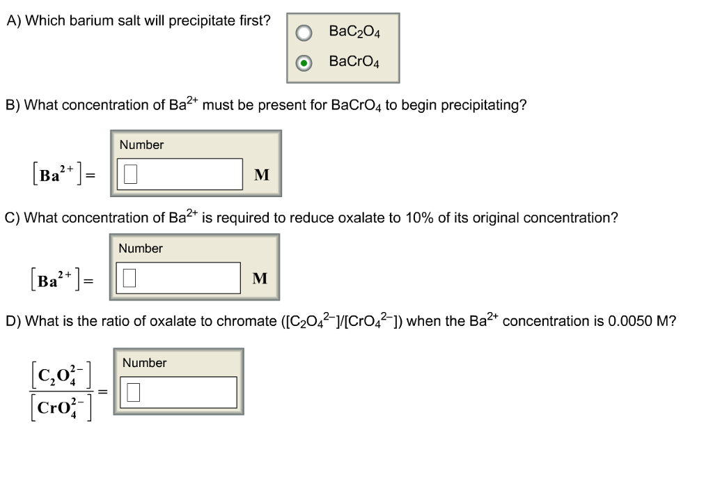 Solved A solution containing a mixture of 0.0424 M potassium | Chegg.com