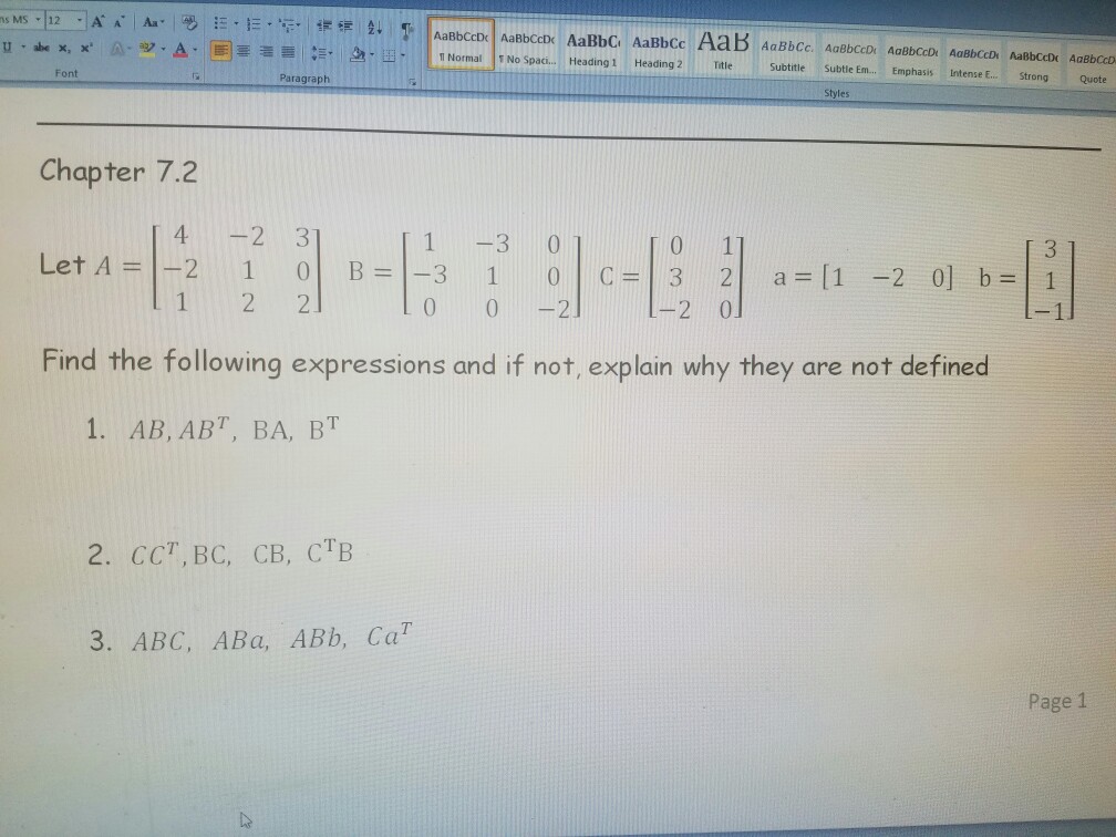 Solved Subtitle Subtle Em... Emphasis Intense E.... Font | Chegg.com