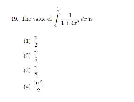 Solved 19. The value of ar is 14r2 0 1 2 3 ln 2 4 2 | Chegg.com