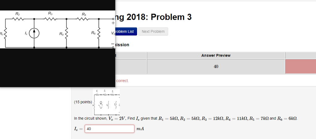 Solved R2 Rs Rs ng 2018: Problem3 Rs oblem List Next Problem | Chegg.com