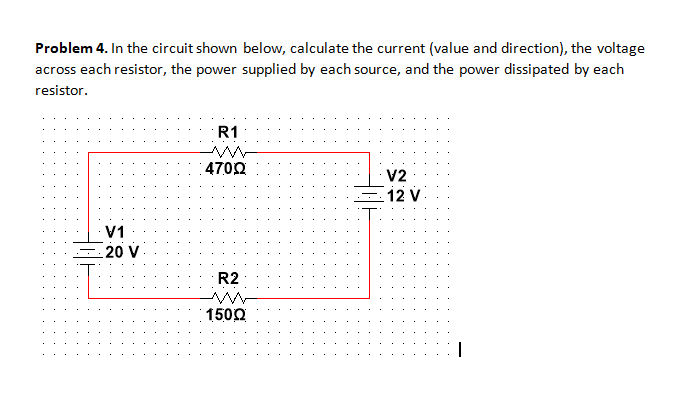 Solved In the circuit shown below, calculate the current | Chegg.com