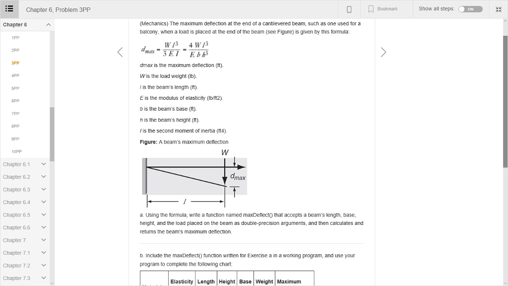 Solved Chapter 6, Problem 3PP Bookmark Show all steps: | Chegg.com