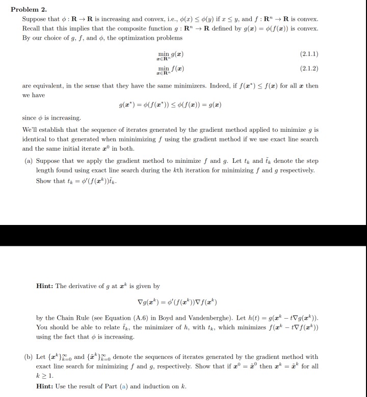 Solved Problem 2 Suppose that ? : R- R is increasing and | Chegg.com