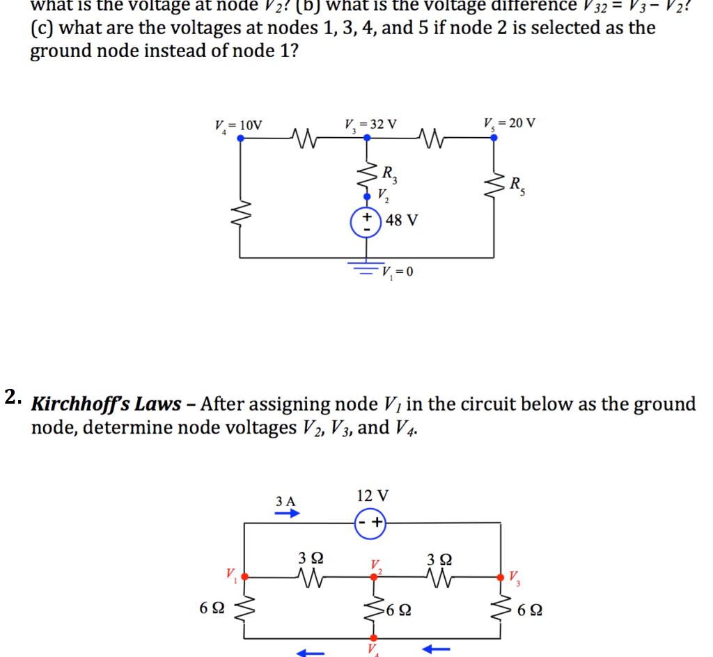 Solved What is me voltage at node v_2?. what is the voltage | Chegg.com