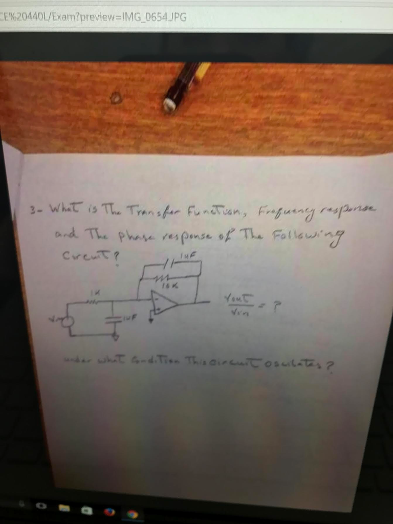 Solved What is The Transfer Function, Frequency response and | Chegg.com Solved What is The Transfer Function, Frequency response and | Chegg.com