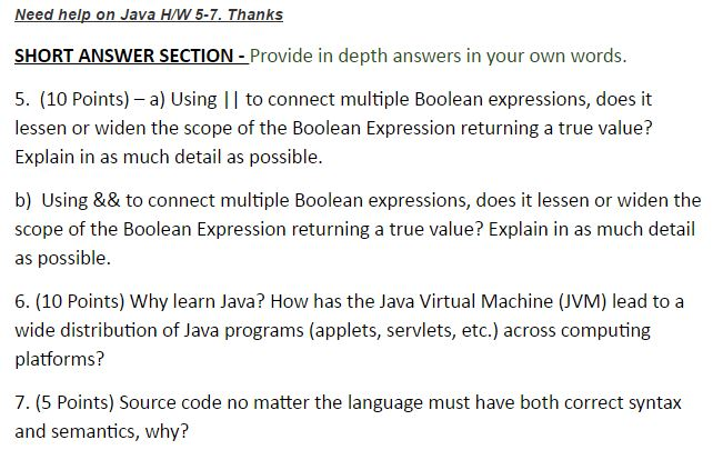 Solved a) Using || to connect multiple Boolean expressions, | Chegg.com