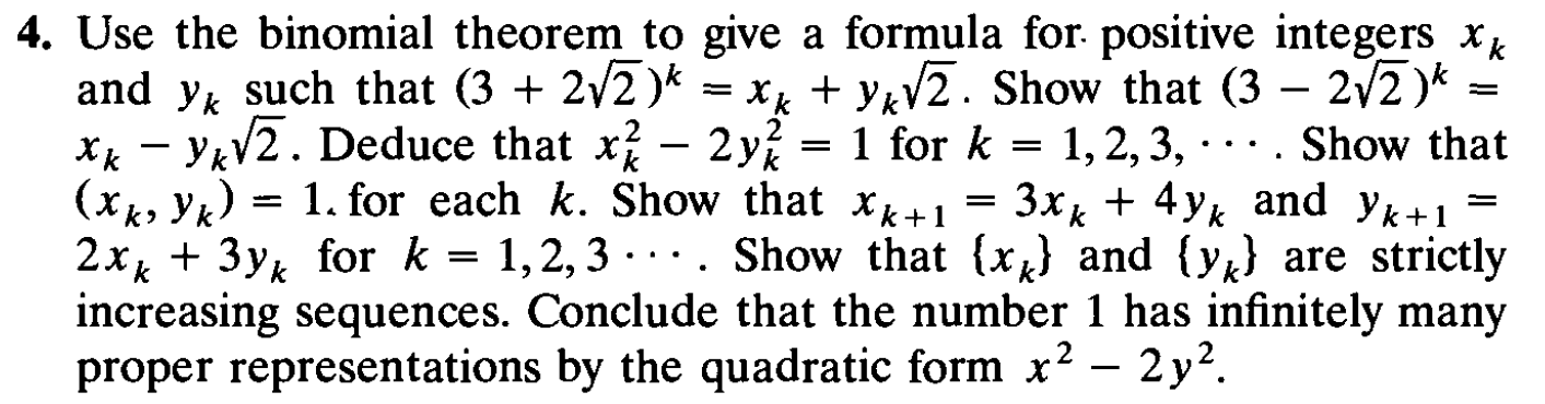 Solved 3.4.4 (Niven - An Introduction to the Theory of | Chegg.com