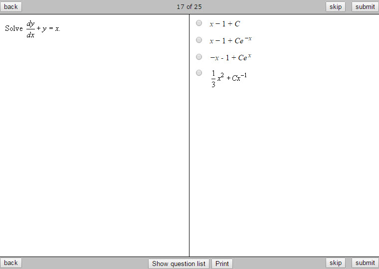 Solved Which of the four choices is correct, and how did you | Chegg.com