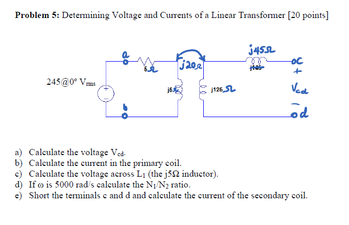 Solved Determining Voltage and Currents of a Linear | Chegg.com