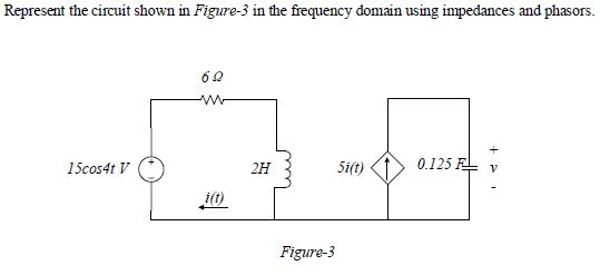 Solved Represent the circuit shown in Figure-3 in the | Chegg.com