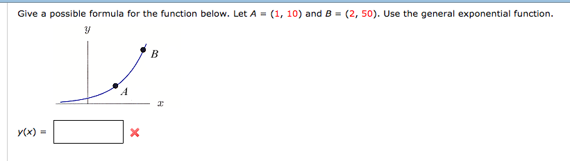 Solved Give a possible formula for the function below. Let A | Chegg.com