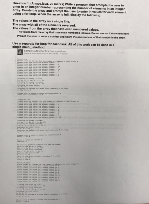 Solved Write a program that prompts the user to enter in an | Chegg.com