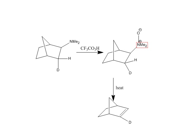 Solved NMe CF3CO3H heat NMe | Chegg.com