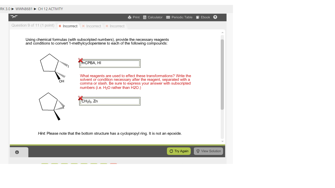 Solved using chemical formulas (with subscripted numbers), | Chegg.com