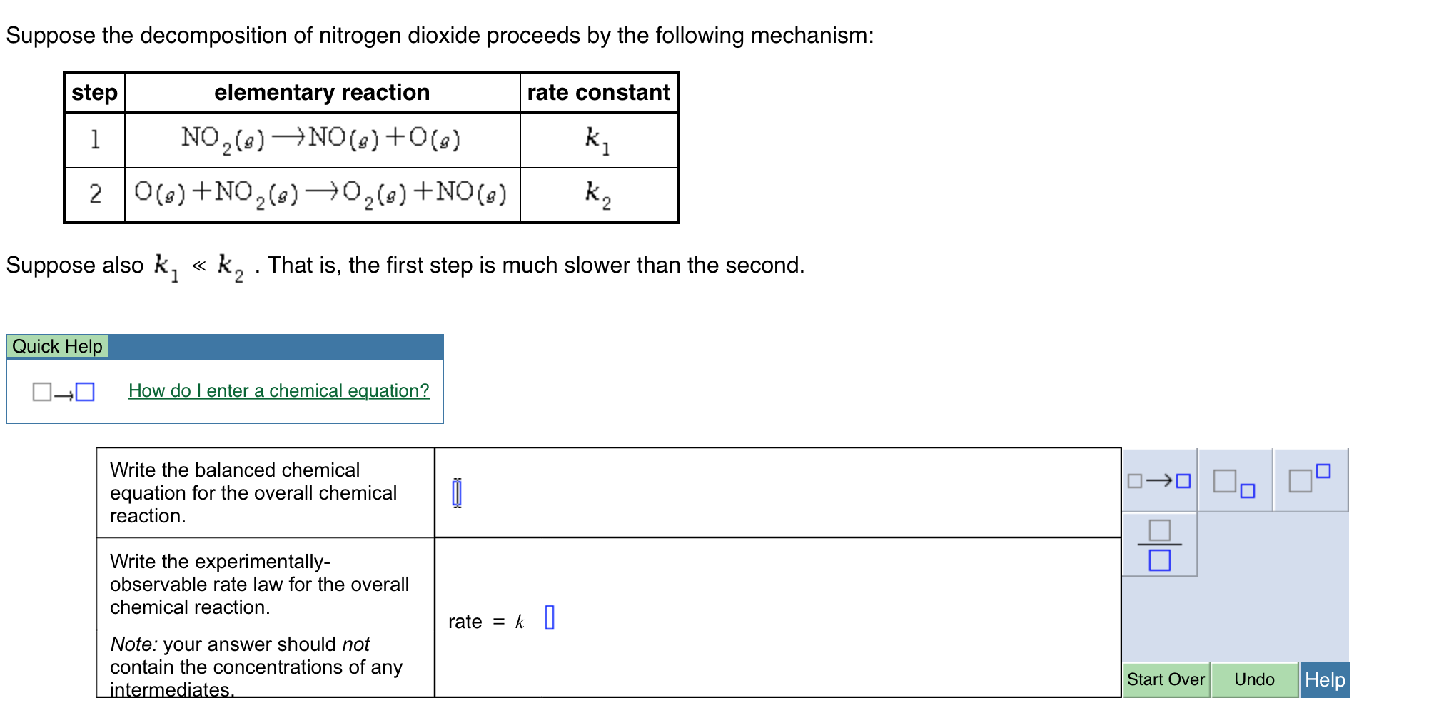 Solved Suppose the decomposition of nitrogen dioxide | Chegg.com
