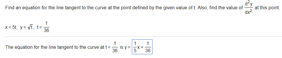 Solved Find An Equation For The Line Tangent To The Curve At