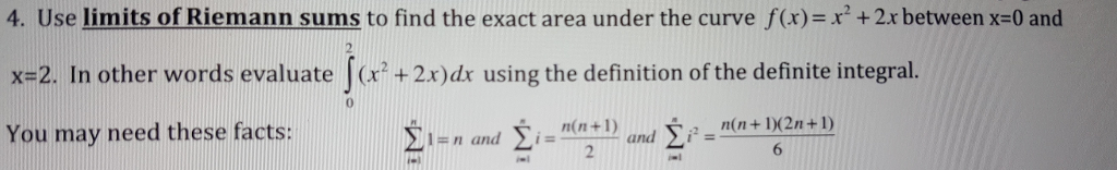 Solved Use limits of Riemann sums to find the exact area | Chegg.com
