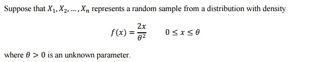 Solved A Find A Method Of Moments Estimator For Theta B