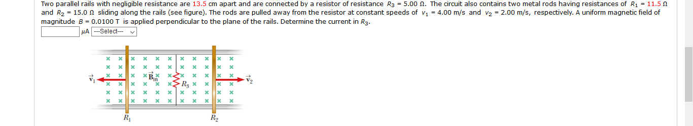 Solved Two parallel rails with negligible resistance are | Chegg.com