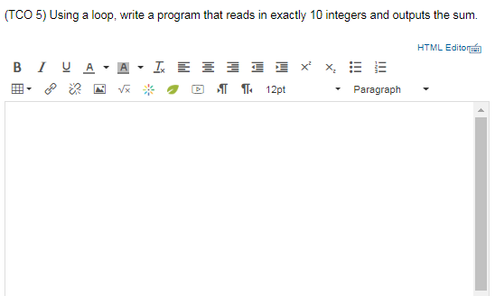 Solved Using A Loop Write A Program That Reads In Exactly 2588