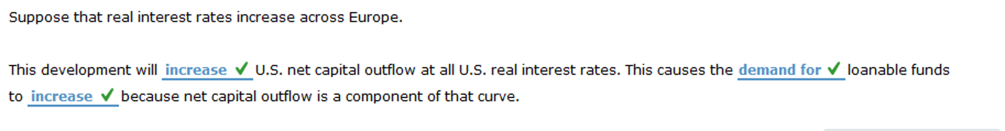 Solved Suppose that real interest rates increase across | Chegg.com