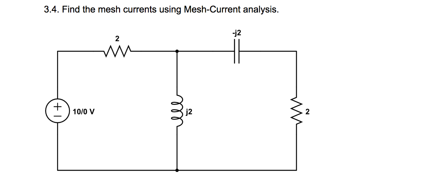 Solved Find the mesh currents using Mesh-Current analysis. | Chegg.com