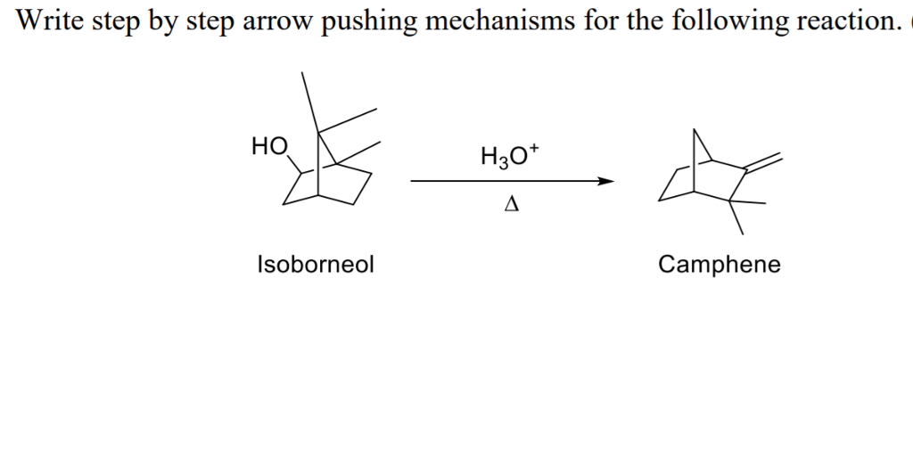 Solved Write step by step arrow pushing mechanisms for the | Chegg.com