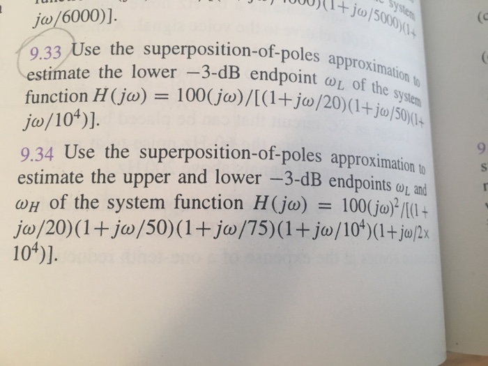 Solved Use the superposition-of-poles approximation to | Chegg.com