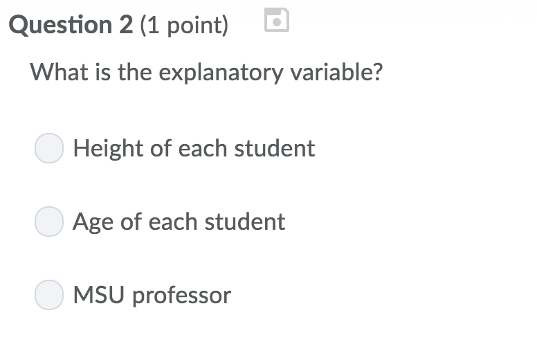 Solved Question 1 (1 point) Use the information below to | Chegg.com