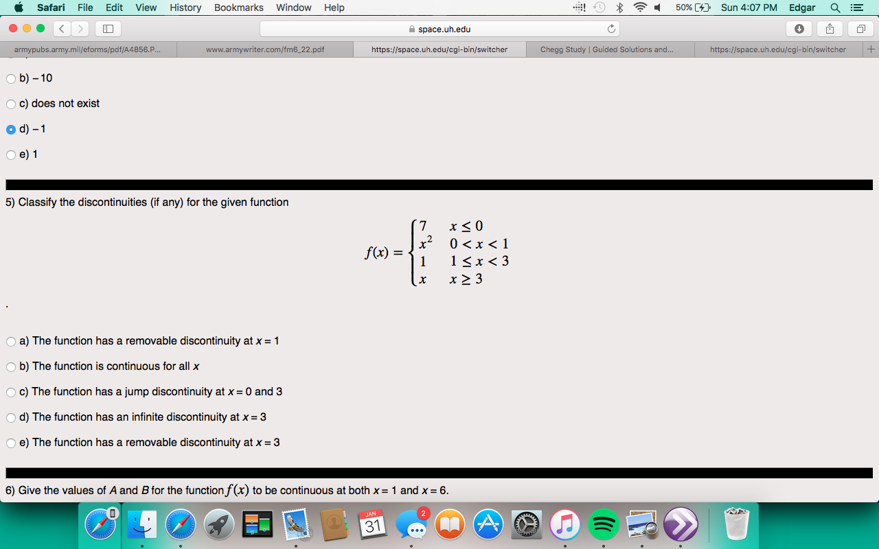 Solved Safari File Edit View History Bookmarks Window Help | Chegg.com