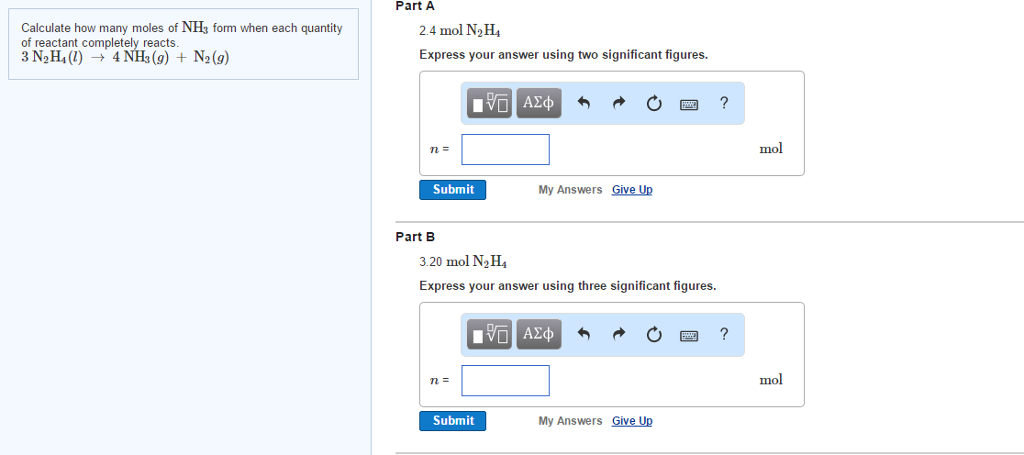 Solved Calculate how many moles of NH_3 form when each | Chegg.com