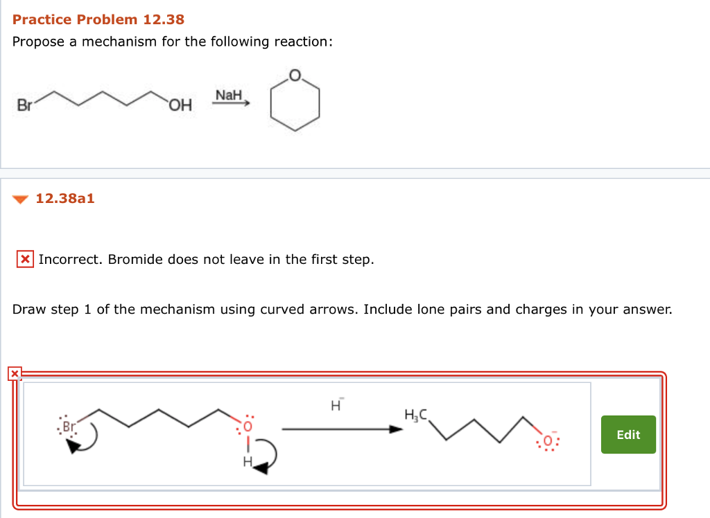 Solved Practice Problem 12.38 Propose a mechanism for the | Chegg.com Solved Practice Problem 12.38 Propose a mechanism for the | Chegg.com