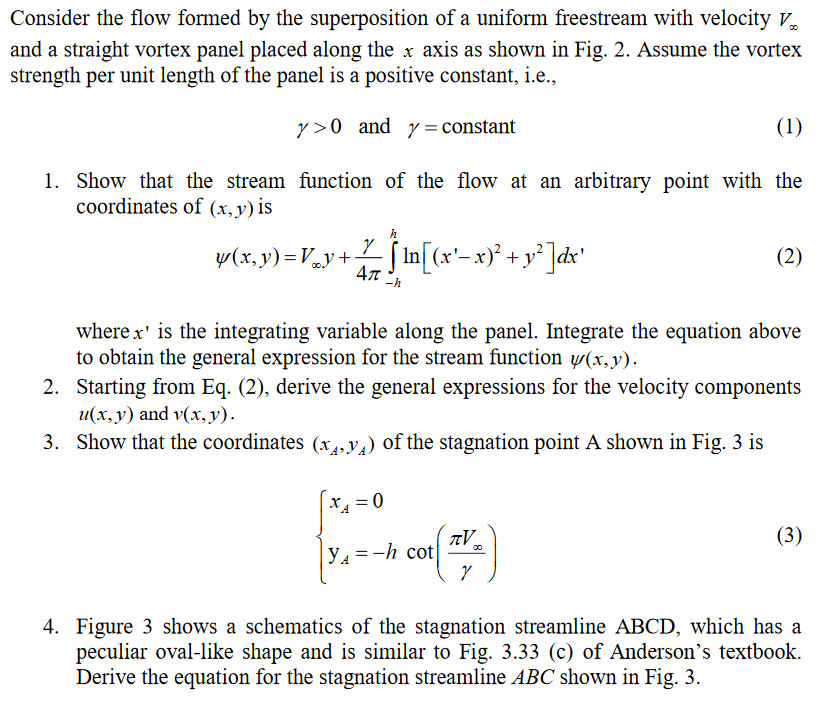 Consider the flow formed by the superposition of a | Chegg.com