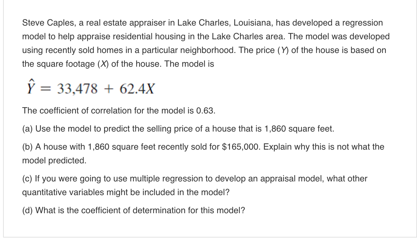 Solved I am really stuck on number D the most.. Please help | Chegg.com