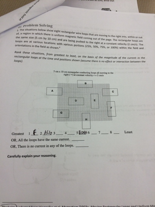 Solved The situations below show eight rectangular wire | Chegg.com